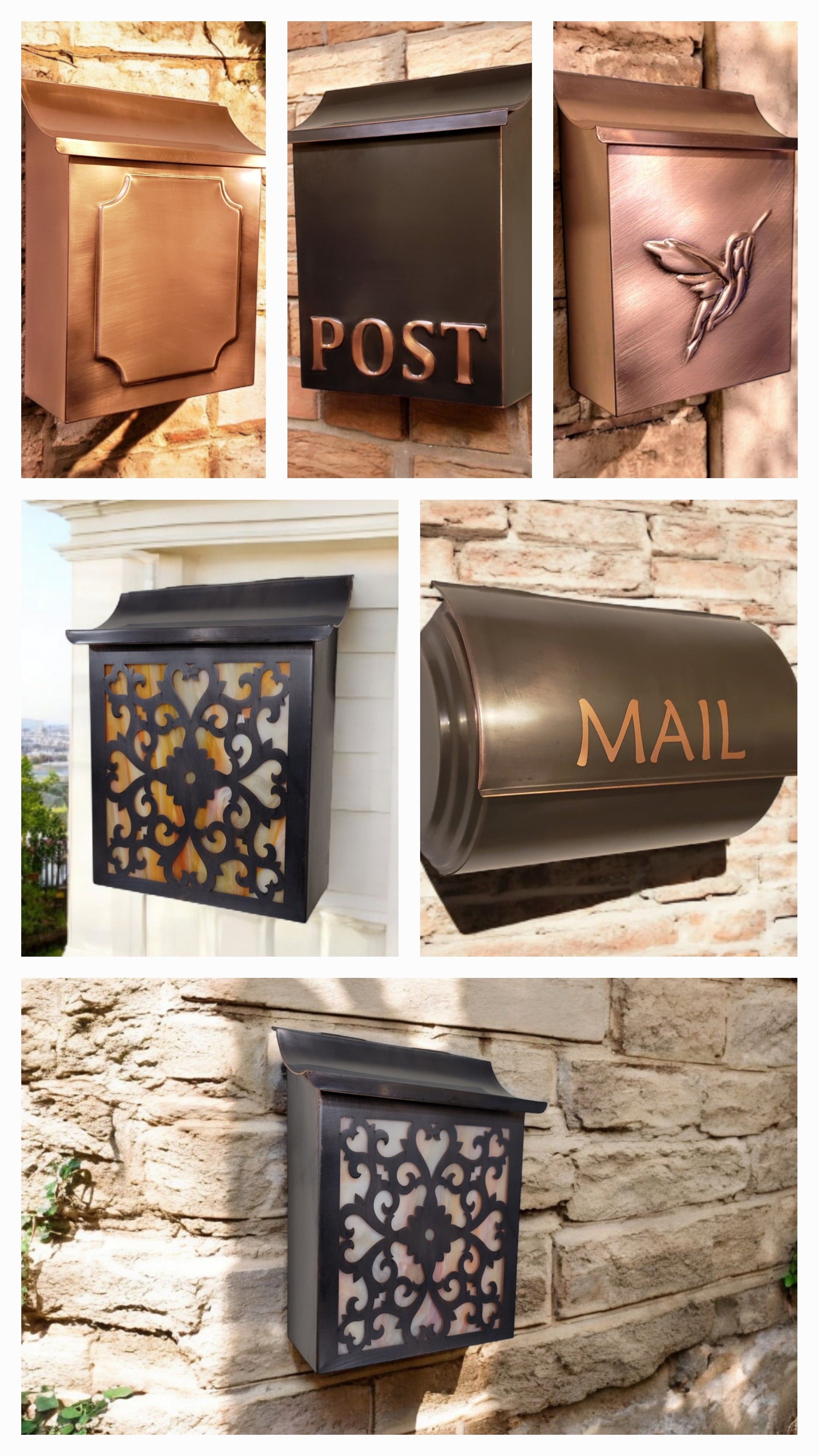 Handmade Copper Mailboxes | Weather-Resistant & Durable | CU-COPPER DESIGN