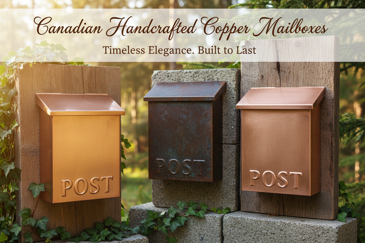 Handmade Copper Mailboxes – Premium Flush Mount Outdoor Designs | Cu ...